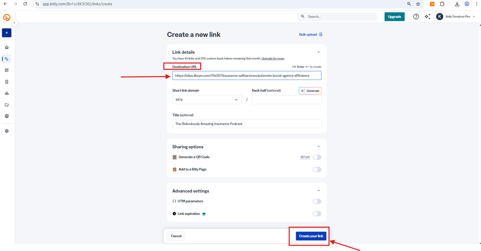 How to Create Bitly Links and QR Codes